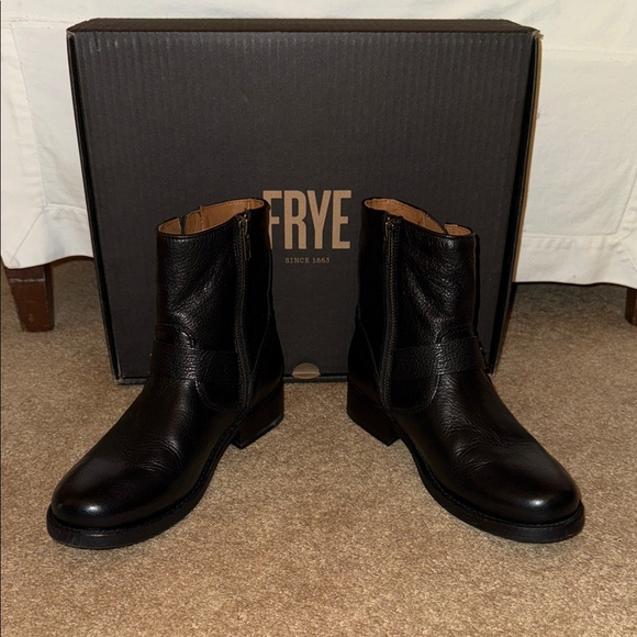 Frye | Shoes | Frye Womens Vicky Leather Moto Boots | Poshmark